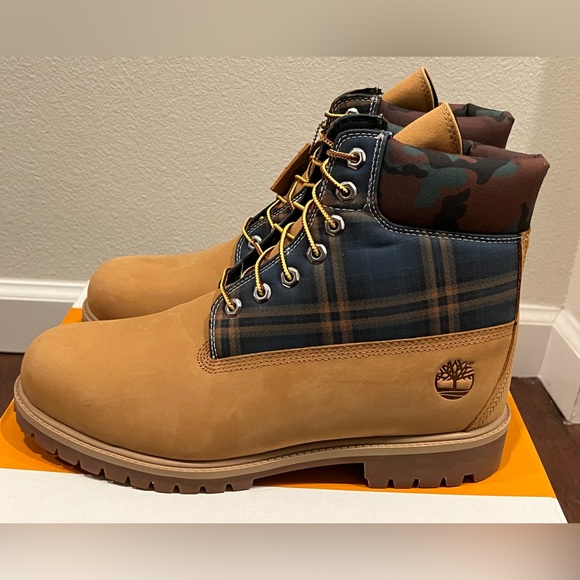 Timberland | Shoes | Mens Timberland 6 Premium Boots Plaid | Poshmark